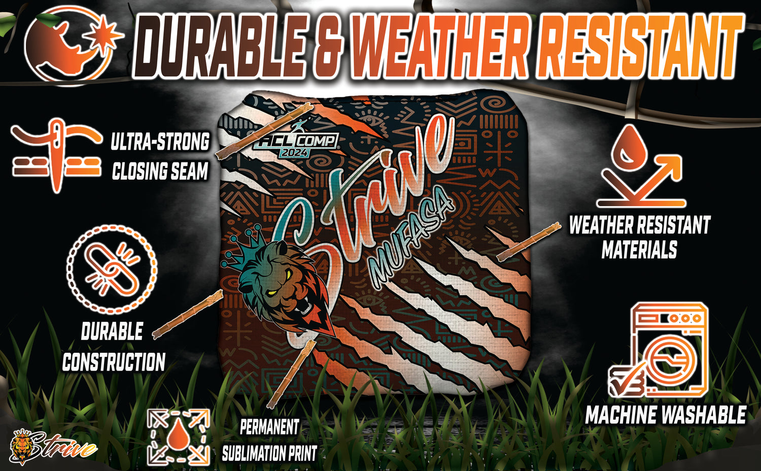 Strive Cornhole | Pro Style Cornhole Board | Strive Cornhole | Pro Style Cornhole Board |